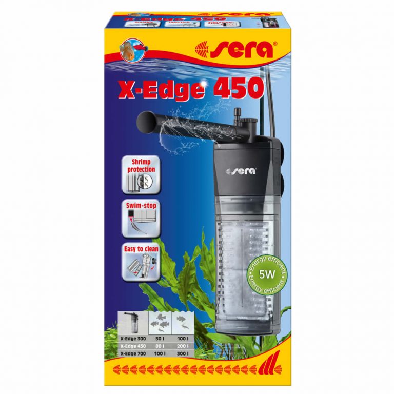 sera X-Edge 450 - Eckfilter Aquarium Innenfilter 80 bis 200 Liter ...